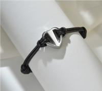 China Stainless Steel Heart Cremation Urns Bracelet for Ashes Adjustable Length 17cm-25cm for sale