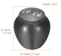 China 6 Colors Mini Keepsake Urn Cremation Jewelry For Human Ashes Stainless Steel Memorial Jewellery Pet Ashes Funeral Casket for sale