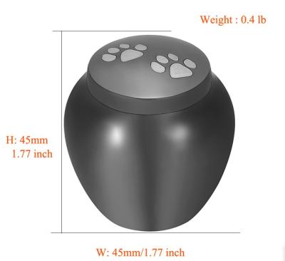 China 6 Colors Mini Keepsake Urn Cremation Jewelry For Human Ashes Stainless Steel Memorial Jewellery Pet Ashes Funeral Casket for sale