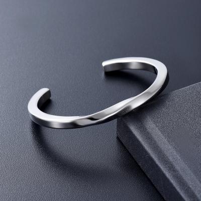 China Excellent Stainless Steel Twisted Plain Cremation Urn Bangle For Ashes Memorialization for sale