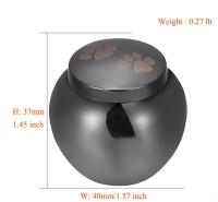 China 6 Colors Mini Keepsake Urn Cremation Jewelry For Human Ashes Stainless Steel Memorial Jewellery Pet Ashes Funeral Casket for sale
