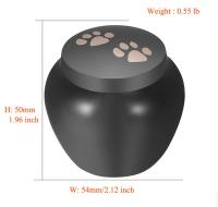 China 6 Colors Mini Keepsake Urn Cremation Jewelry For Human Ashes Stainless Steel Memorial Jewellery Pet Ashes Funeral Casket for sale