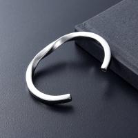 China Excellent Stainless Steel Twisted Plain Cremation Urn Bangle For Ashes Memorialization for sale