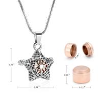 China Decoration Jewelry Stainless Steel Cremation Necklace for Pet and Human Ashes for sale
