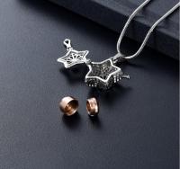 China Decoration Jewelry Stainless Steel Cremation Necklace for Pet and Human Ashes for sale