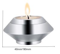 China 316L Stainless Steel Candlestick Urn for Human/Pet Ashes Cremation Locket Free Engrave for sale