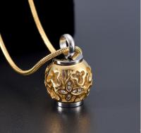 China Forever in Our Thoughts Ashes Holder Necklace with Beautiful Hollow Butterfly Pendant for sale