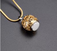 China Forever in Our Thoughts Ashes Holder Necklace with Beautiful Hollow Butterfly Pendant for sale