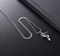 China Lay's Heel Stainless Steel Fashionable Jewelry Memorial Urn Necklace with Free Funnel for sale