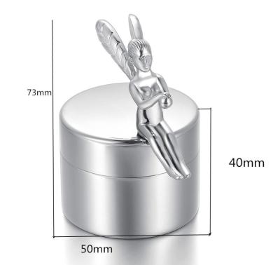 China Stainless Steel Angel Cremation Urn Unique Design for Memorial Jewelry Engravable for sale