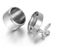 China Stainless Steel Angel Cremation Urn Unique Design for Memorial Jewelry Engravable for sale