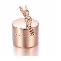 China Stainless Steel Angel Cremation Urn Unique Design for Memorial Jewelry Engravable for sale