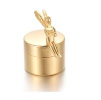 China Stainless Steel Angel Cremation Urn Unique Design for Memorial Jewelry Engravable for sale