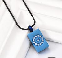 China 8 Year's Experience Inlaid Cubic Zircon Cremation Jewelry for Ashes Stainless Steel for sale