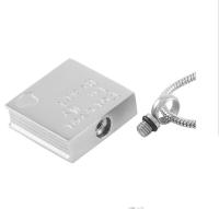 China Forever In My Heart Silver Book Shape Cremation Urn Pendant for Memorial Jewelry for sale