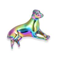 China Customized Cute Dog Shape Cremation Urn For Ashes 7 Colors Forever Love Keepsake for sale