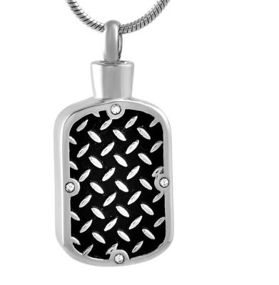China Stainless Steel Cremation Jewelry For Ashes Pendant Keepsake Pendant Necklace Free Engrave for sale
