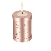 China 75*54mm Cylinder Cremation Jewelry Urn Stainless Steel Ashes Locket for Small Animals for sale