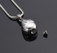 China Jewelry Type Pendants or Charms Heart Water Drop Pendant Necklace Ashes for Cremation for sale
