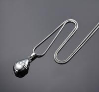 China Jewelry Type Pendants or Charms Heart Water Drop Pendant Necklace Ashes for Cremation for sale