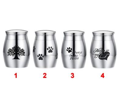 China OEM/ODM Stainless Steel Funeral Casket Cat Cremation Urn for No Deformation and Birds for sale