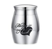 China OEM/ODM Stainless Steel Funeral Casket Cat Cremation Urn for No Deformation and Birds for sale