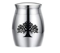 China OEM/ODM Stainless Steel Funeral Casket Cat Cremation Urn for No Deformation and Birds for sale