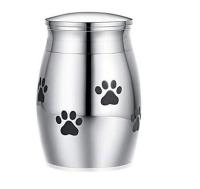 China OEM/ODM Stainless Steel Funeral Casket Cat Cremation Urn for No Deformation and Birds for sale