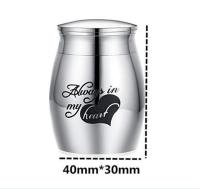 China OEM/ODM Stainless Steel Funeral Casket Cat Cremation Urn for No Deformation and Birds for sale