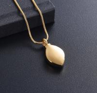 China Free Engrave PR Memorial Jewelry Fashion Teardrop Keepsake Pendant Necklace for Women for sale