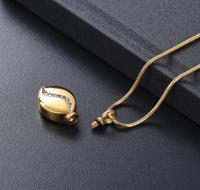 China Free Engrave PR Memorial Jewelry Fashion Teardrop Keepsake Pendant Necklace for Women for sale