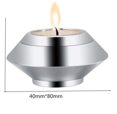 China OEM/ODM 316L Stainless Steel Candlestick Urn For Human/Pet Ashes Cremation Urn Jewelry Keepsake Candle Holder Ashes Locket Free Engrave for sale
