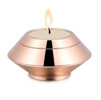 China OEM/ODM 316L Stainless Steel Candlestick Urn For Human/Pet Ashes Cremation Urn Jewelry Keepsake Candle Holder Ashes Locket Free Engrave for sale