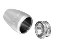 China Unique Designs Stainless Steel Candle Holder Cremation Urn for Ashes Keepsake Jewelry for sale