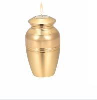 China Unique Designs Stainless Steel Candle Holder Cremation Urn for Ashes Keepsake Jewelry for sale