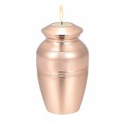 China Unique Designs Stainless Steel Candle Holder Cremation Urn for Ashes Keepsake Jewelry for sale