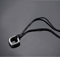 China Jewelry Type Pendants or Charms Silver Hollow Square Pendant Necklace for Cremation Ash for sale