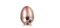 China 316L Stainless Steel Pet Ashes Urn Egg Shape 8 Year's Experience Excellent 4 Colors for sale