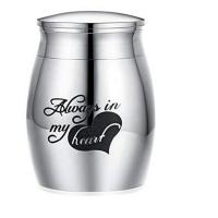 China Pet Caskets Urns Stainless Steel Container for Small Animals No Deformation for sale