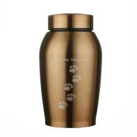 China 500ml Stainless Steel Urn for Cats Durable and Fashionable Cremation Ashes Memorials for sale