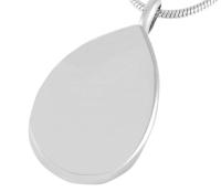 China Stainless Steel Purple Rhinestone Water Drop Cremation Pendant for Children's Jewelry for sale