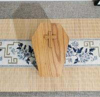 China Pet Columbarium Cremation Ashes Urn for Cats Dogs Birds in Stocked Wood Casket for sale