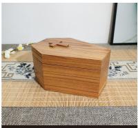 China Pet Columbarium Cremation Ashes Urn for Cats Dogs Birds in Stocked Wood Casket for sale