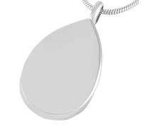 China Excellent Water Drop Cremation Pendant Stainless Steel Tear Drop Crystal Ashes Holder for sale