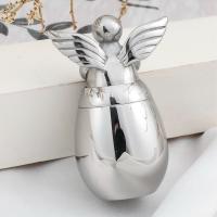 China Pet Caskets Urns Angel Base Egg Shape Cremation Memorial Ashes Urn Keepsake Pendant for sale