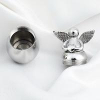 China Pet Caskets Urns Angel Base Egg Shape Cremation Memorial Ashes Urn Keepsake Pendant for sale