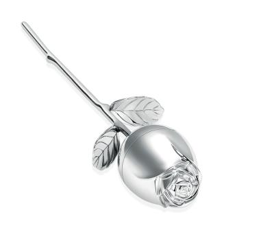 China Stainless Steel Secret Stash Cremation Urn Ashes Keepsake Unique Rose Flower Design for sale