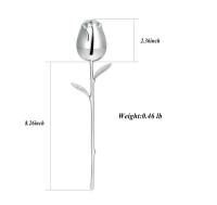 China Stainless Steel Secret Stash Cremation Urn Ashes Keepsake Unique Rose Flower Design for sale