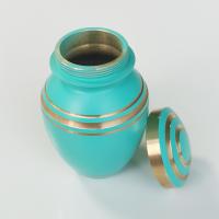 China Brass Cremains Memorial Bottle Pet Loved Ones Memorial Box for Metal Souvenir 68*44mm for sale