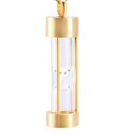 China Hourglass Cylinder Cremation Pendant Stainless Steel Memorial Ashes Necklace for Women for sale